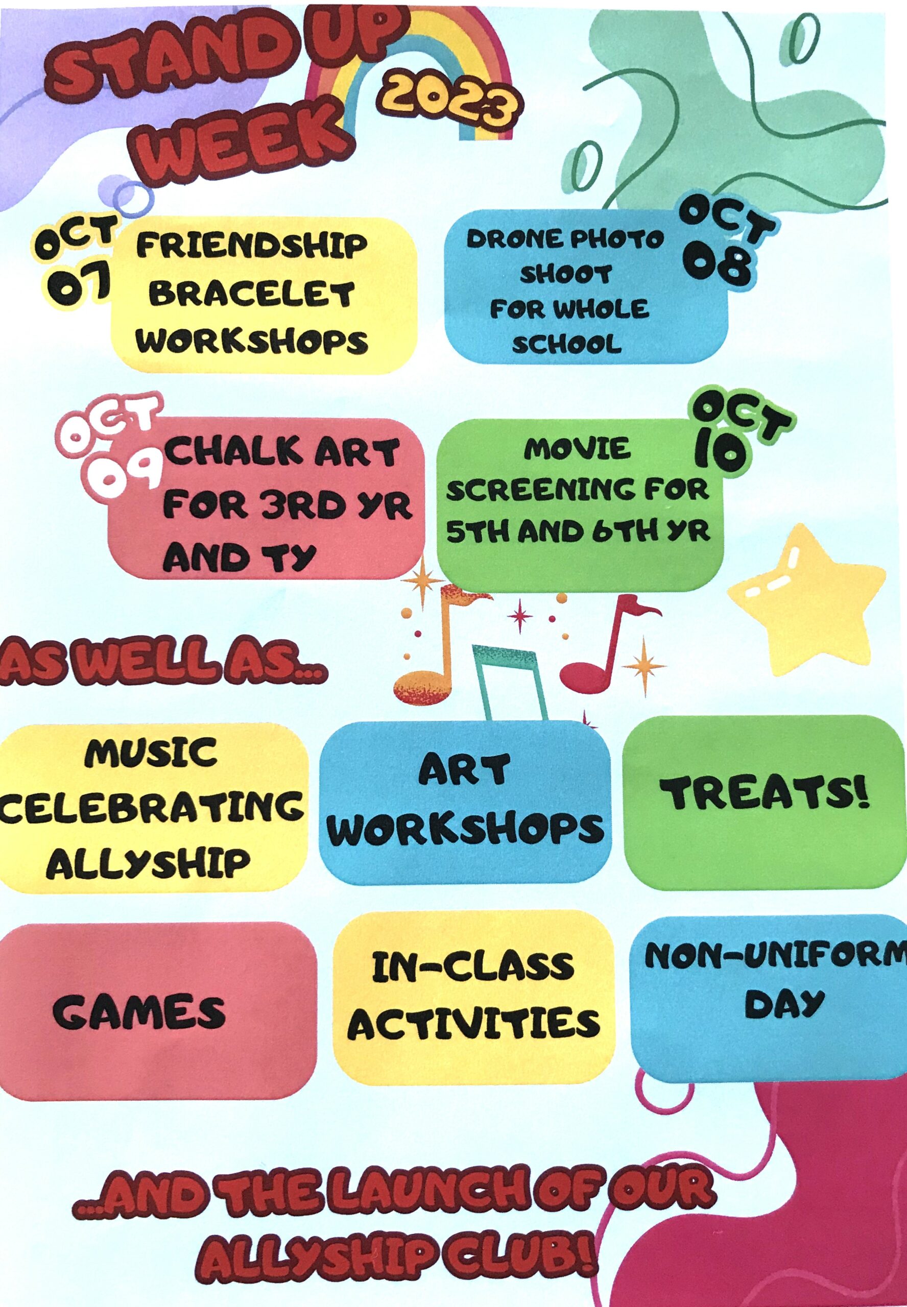 Stand Up Awareness Week – St. Fintan's High School